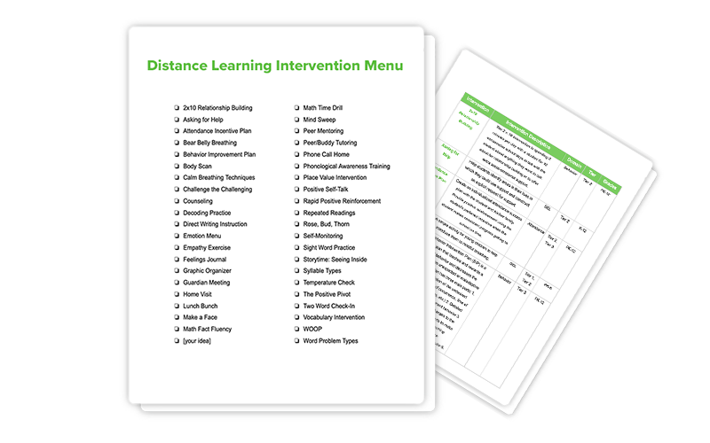 10 Interventions Your MTSS/RTI Team Can Adapt for Distance Learning